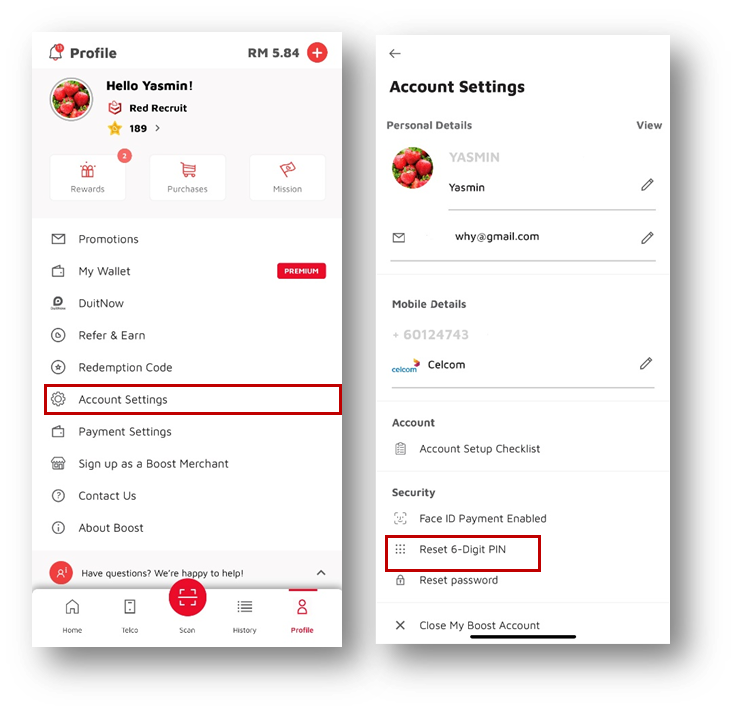 What should I do if I forgot my 6-digit PIN? – Boost