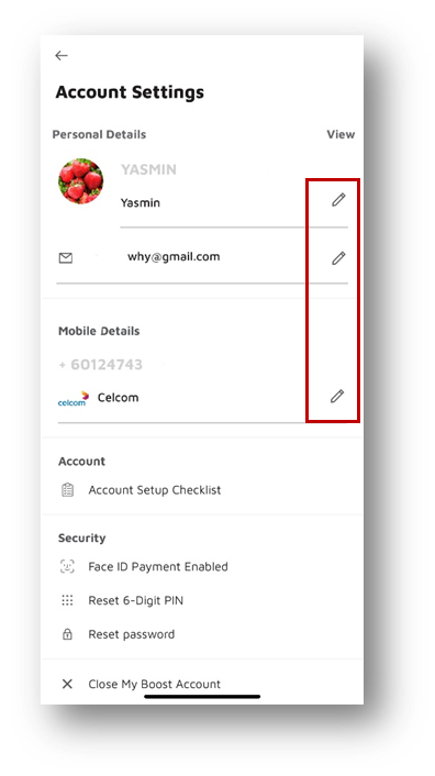 How do I update my account details? – Boost