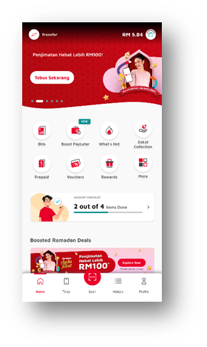 What are the payment options available in Boost app and how to view ...