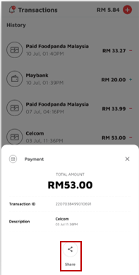 How can I obtain my e-receipt after payment made? – Boost