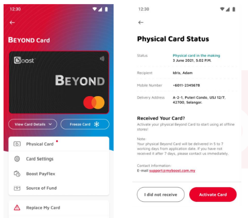 How do I activate my Beyond card? – Boost