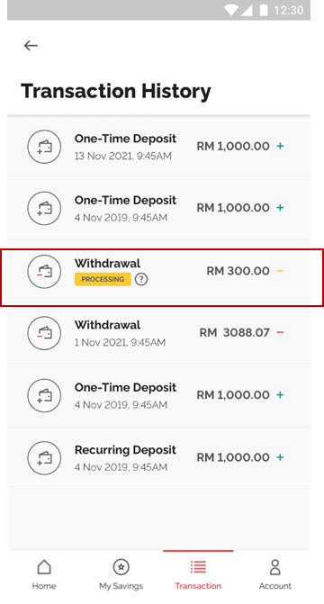 Where can I view my BoostMyMoney Cash Out transaction status? – Boost