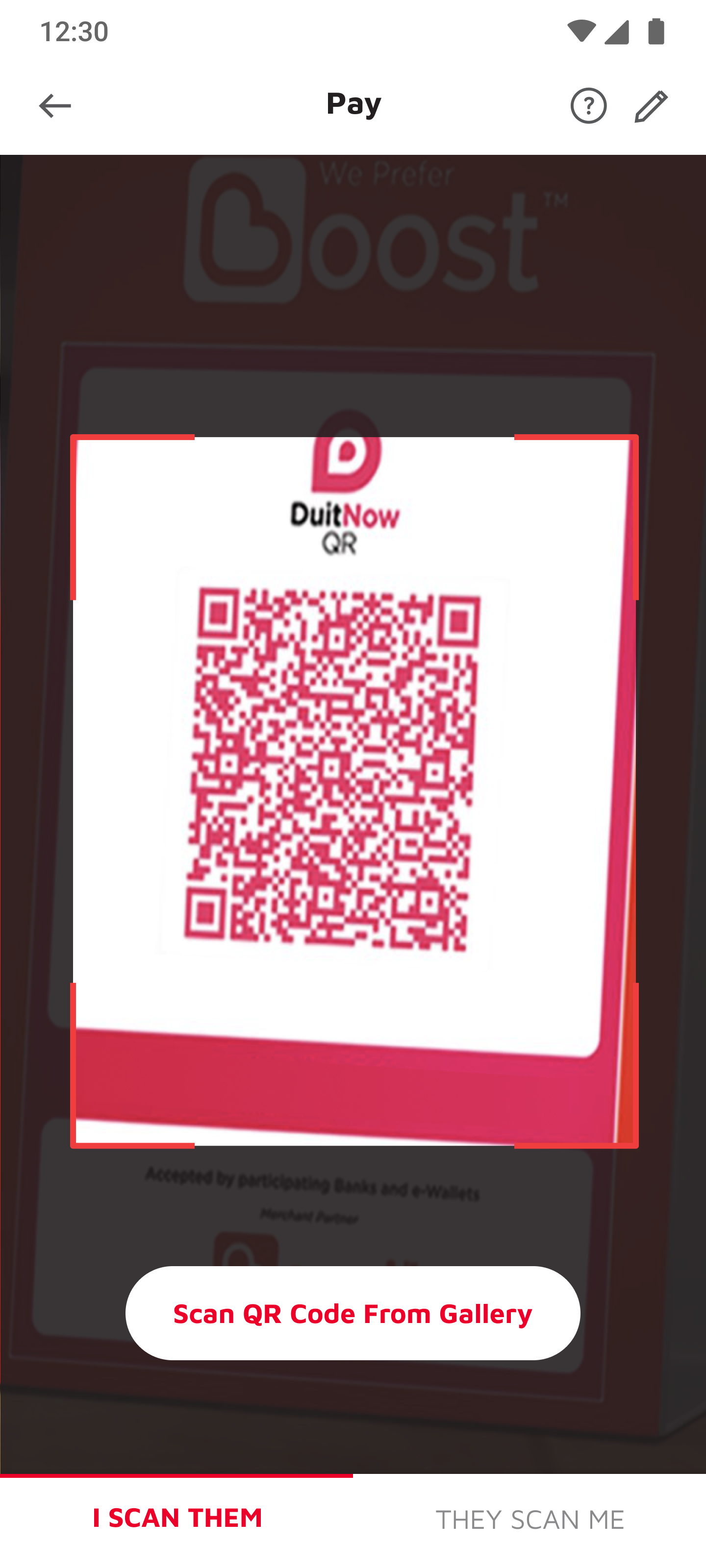 How do I scan & pay a QR code from my Boost app? – Boost
