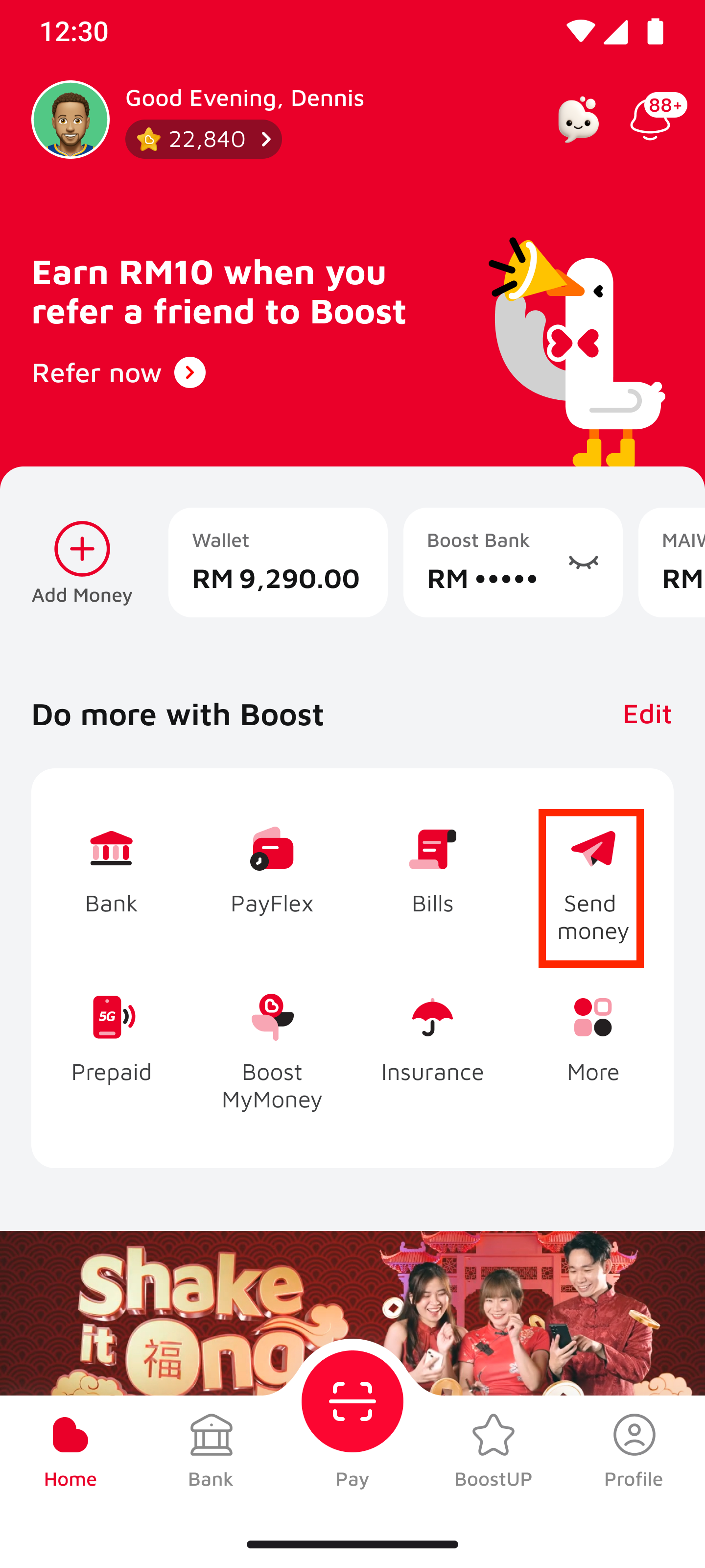 How do I transfer money via DuitNow? – Boost