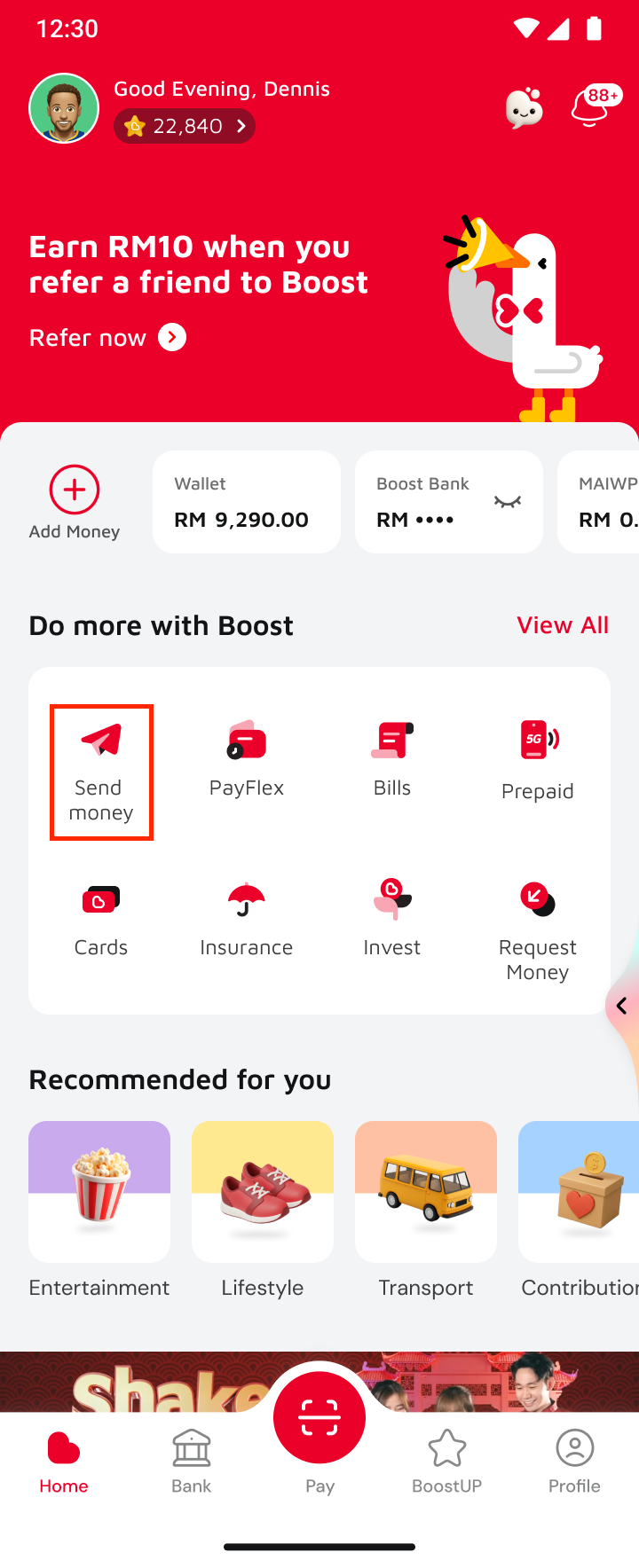 How do I transfer money from my Boost Wallet to my online banking ...